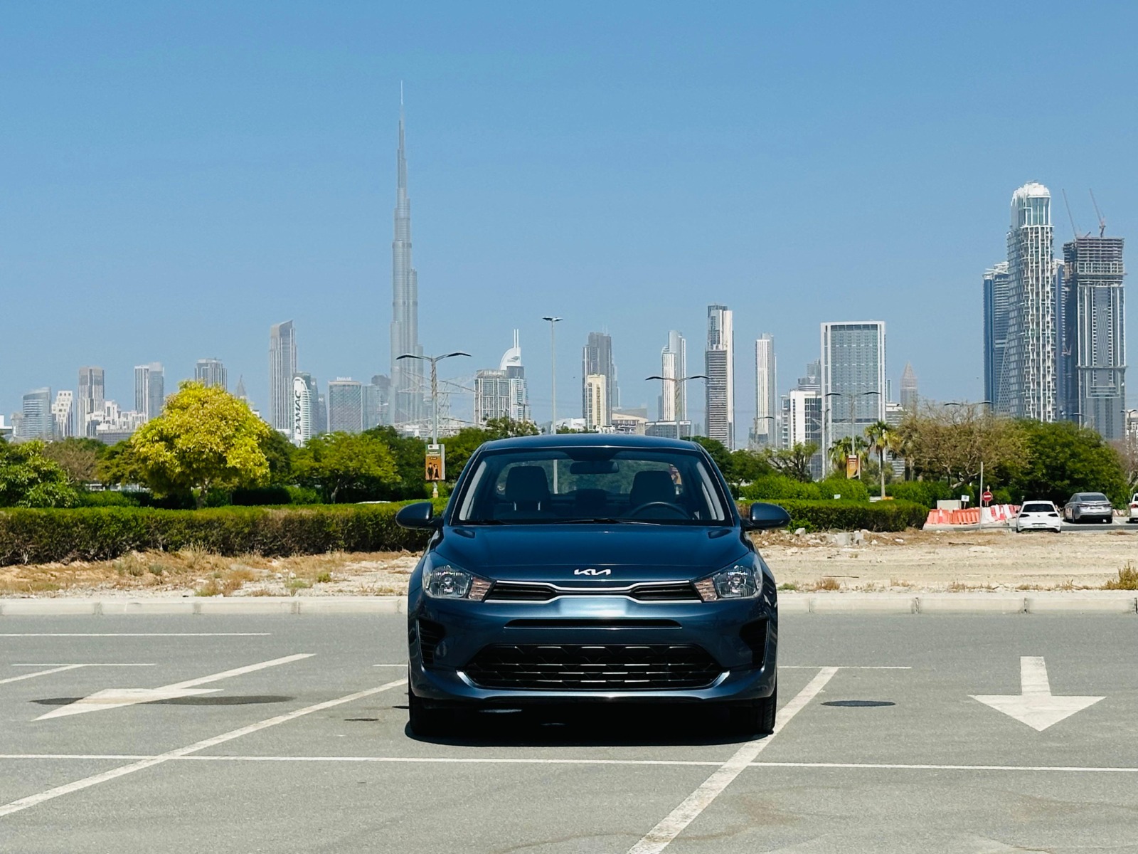 KIA RIO 2022 BLUE used car for sale in Dubai - Kargal Used cars