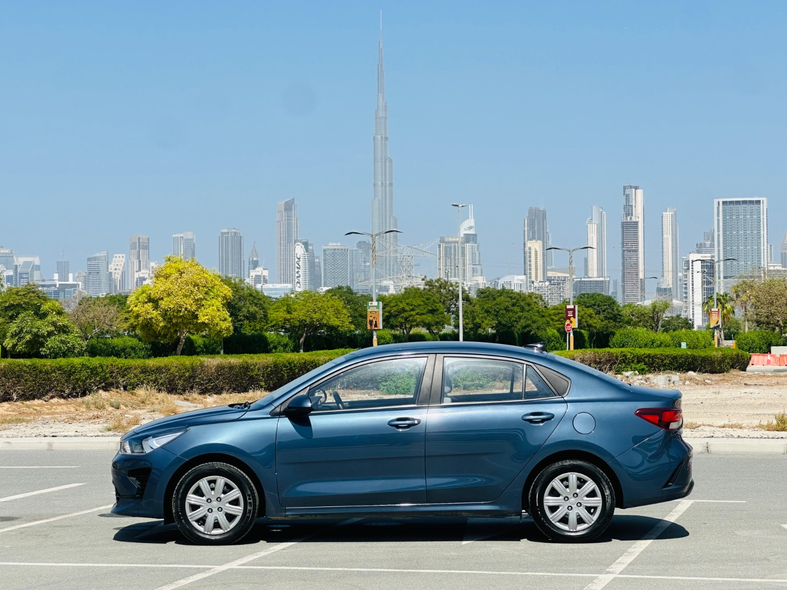 KIA RIO 2022 BLUE used car for sale in Dubai - Kargal Used cars